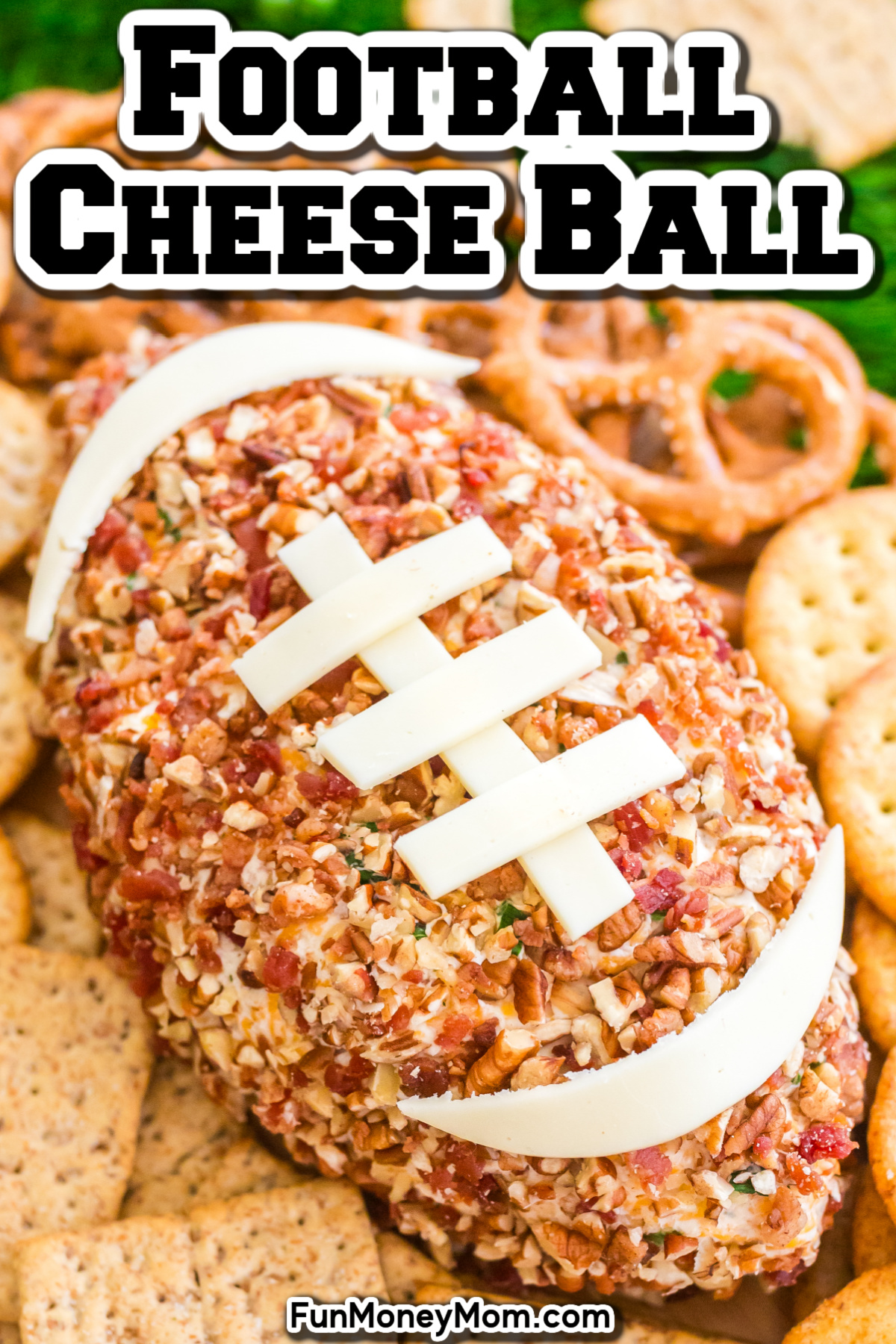 Football Cheese Ball - Fun Money Mom