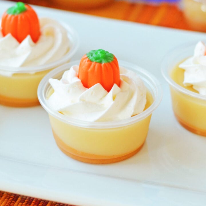 Pumpkin Jello Shots - Fun Money Mom