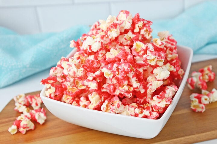 Strawberry Popcorn Recipe - Fun Money Mom