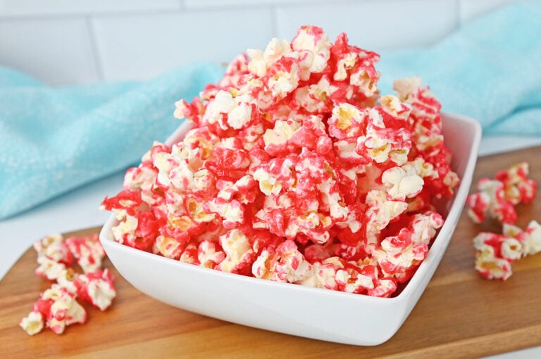 Strawberry Popcorn Recipe - Fun Money Mom