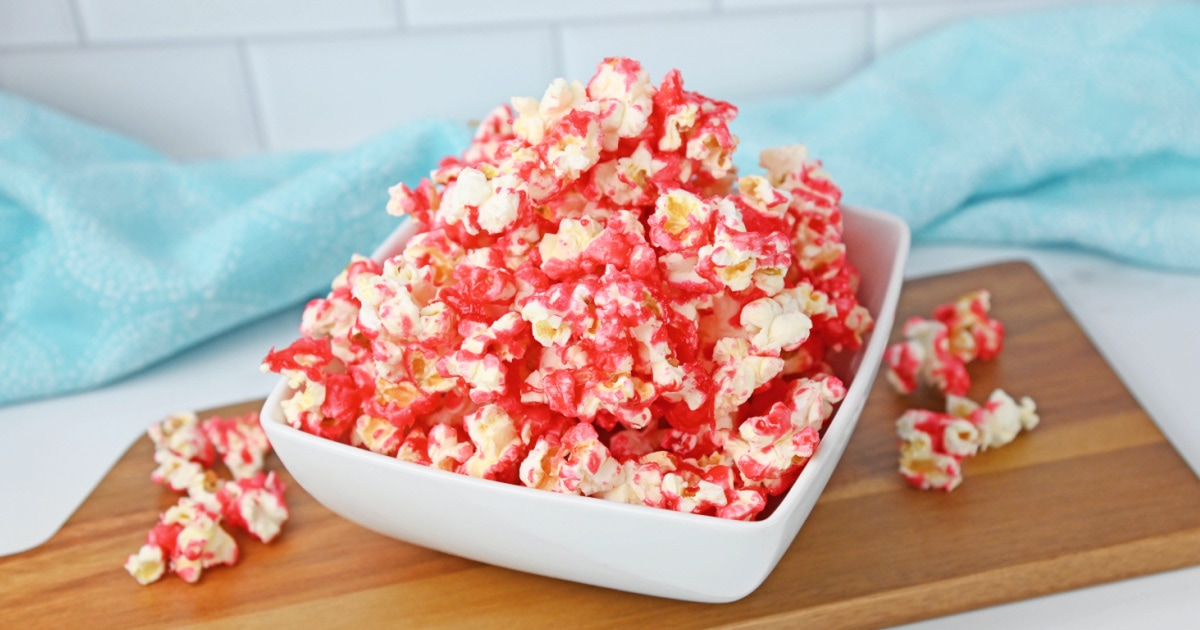 Strawberry Popcorn Recipe - Fun Money Mom