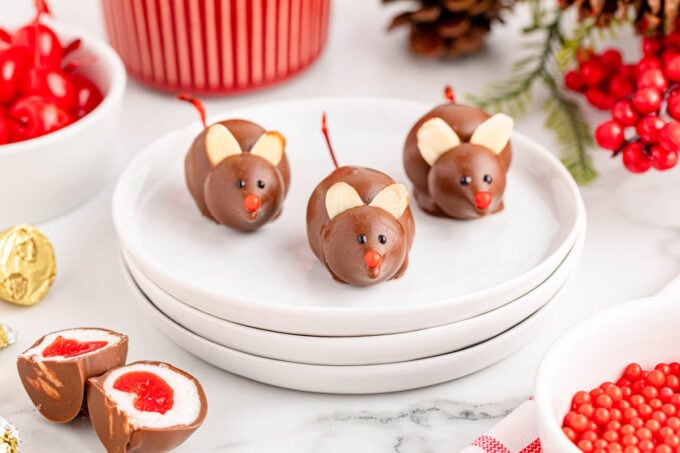 Chocolate Christmas Mice - Fun Money Mom