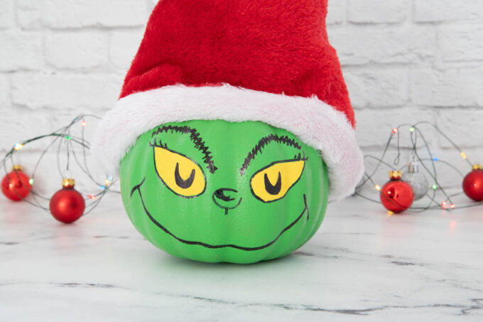 Grinch Pumpkin Painting Craft - Fun Money Mom