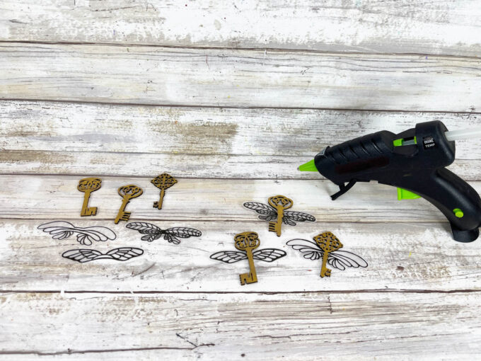 DIY Harry Potter Flying Keys Craft (with printable wings)