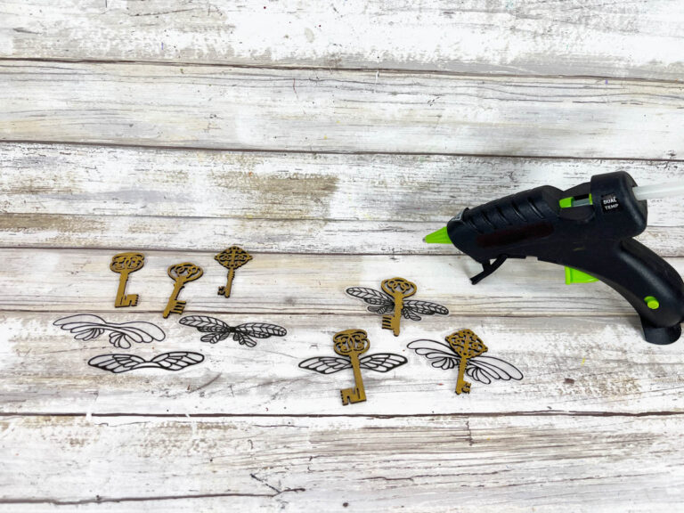 DIY Harry Potter Flying Keys Craft (with printable wings)