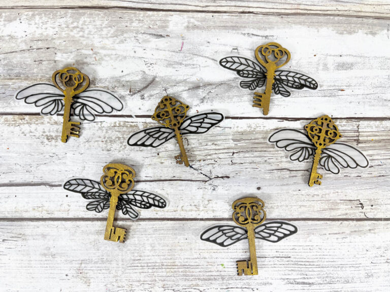 DIY Harry Potter Flying Keys Craft (with printable wings)