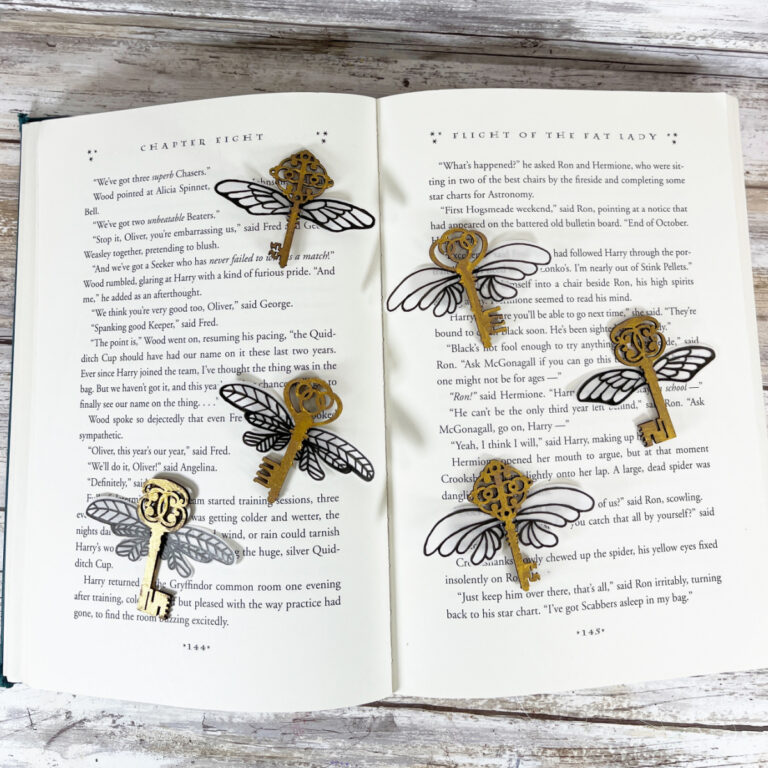 DIY Harry Potter Flying Keys Craft (with printable wings)