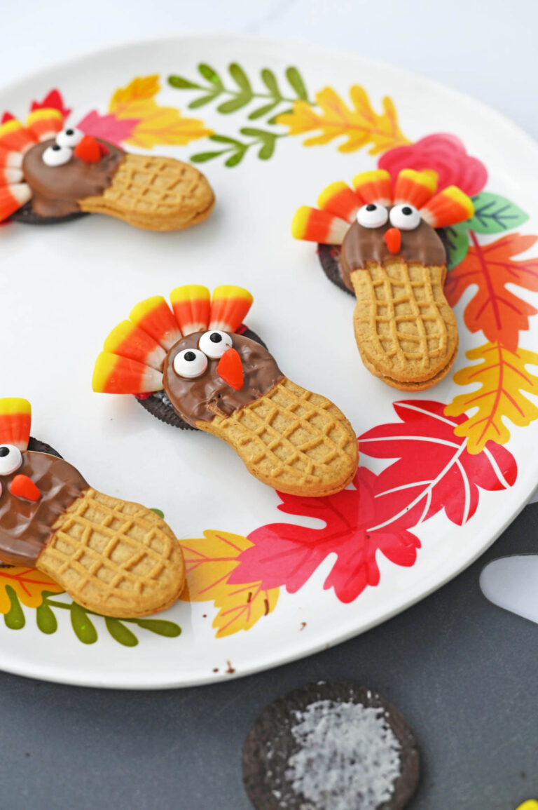 Easy Nutter Butter Turkey Cookies - Fun Money Mom