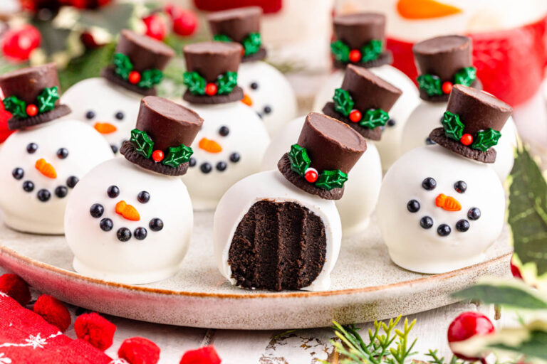 Snowman Oreo Balls - Fun Money Mom