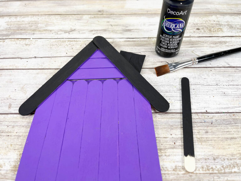 Popsicle Stick Haunted House - Fun Money Mom