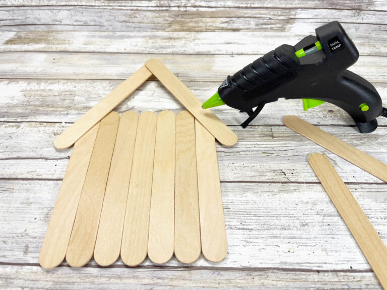 Popsicle Stick Haunted House - Fun Money Mom