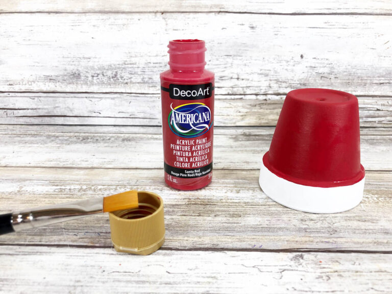 Clay Pot Santa Ornament - Fun Money Mom