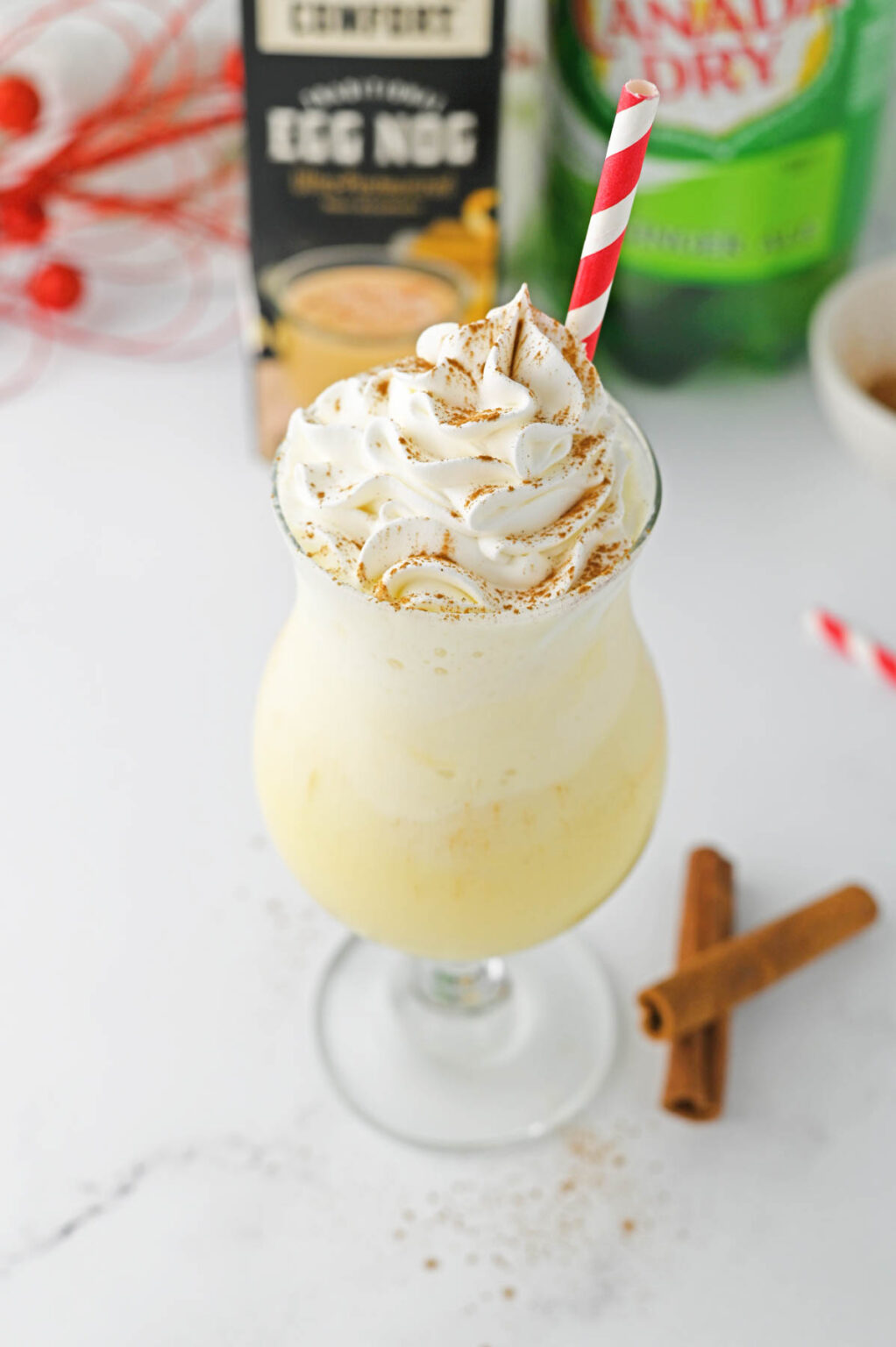 Easy Eggnog Float Recipe - Fun Money Mom