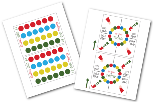Elf On The Shelf Twister (Free Printable) - Fun Money Mom