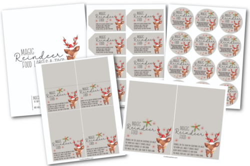 Magic Reindeer Food Tags (free printables) Fun Money Mom