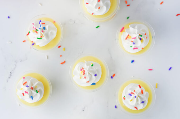 Birthday Cake Pudding Shot Recipe - Fun Money Mom