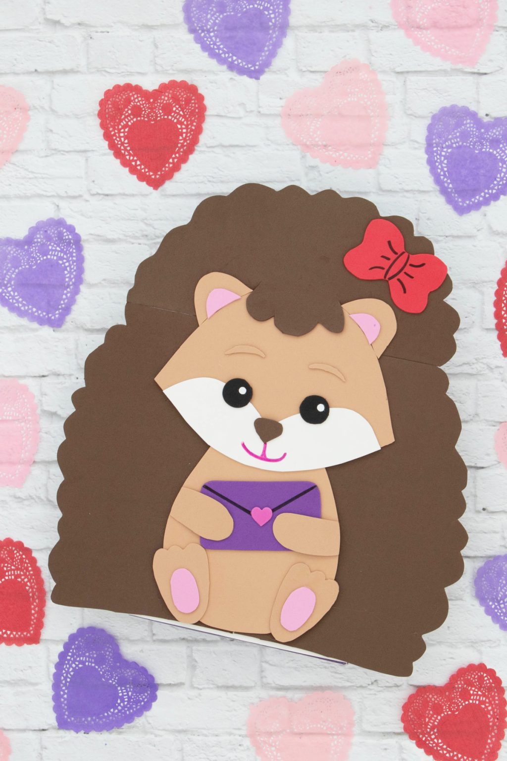 DIY Hedgehog Valentine Box - Fun Money Mom