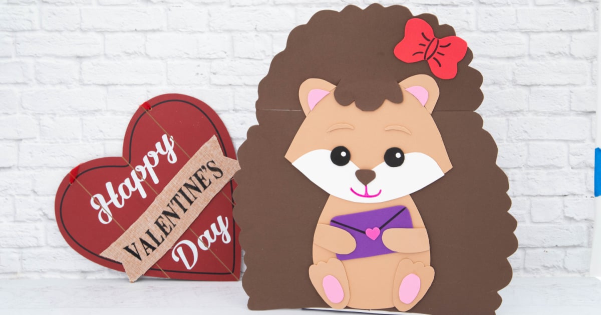 DIY Hedgehog Valentine Box - Fun Money Mom
