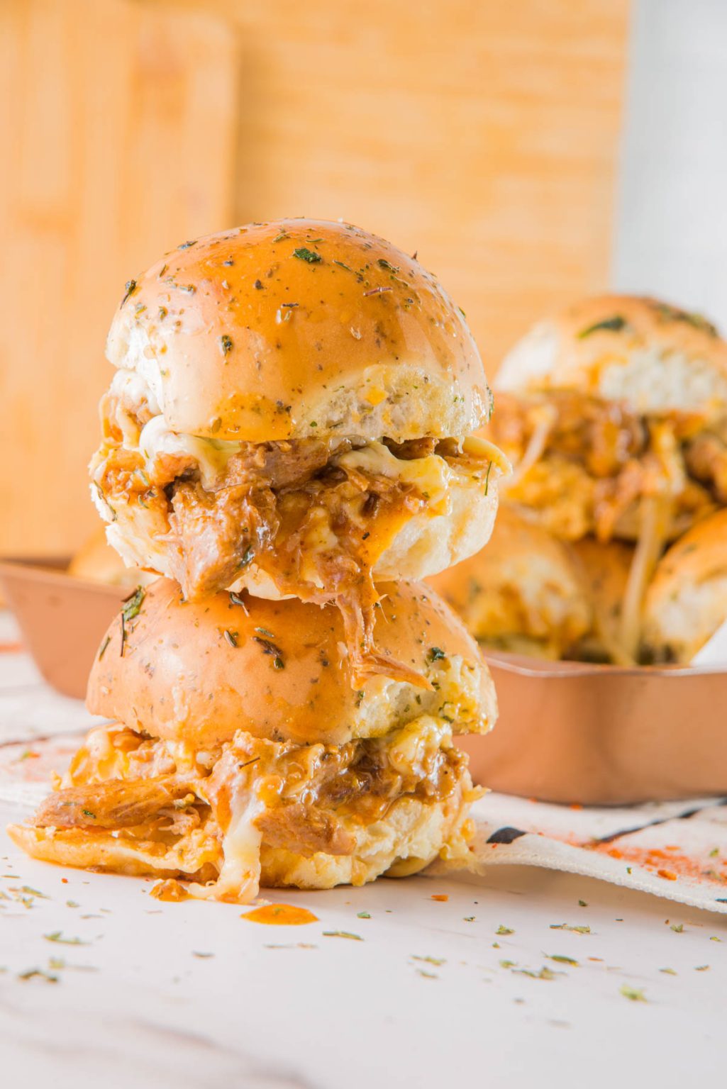 BBQ Pulled Pork Sliders Recipe - Fun Money Mom