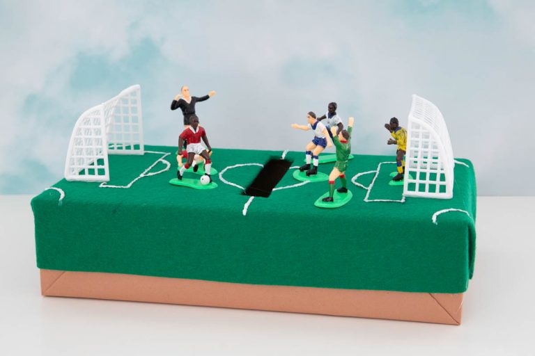Soccer Valentine Box - Fun Money Mom