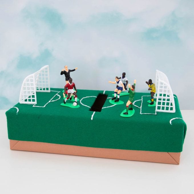 Soccer Valentine Box - Fun Money Mom