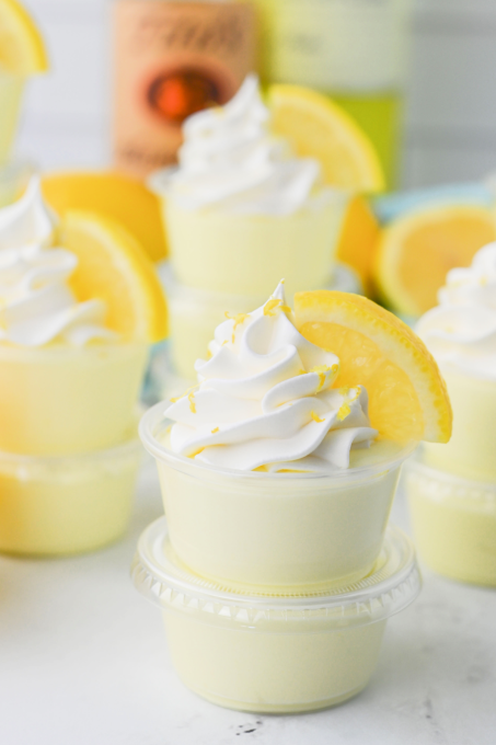 Lemon Pudding Shots - Fun Money Mom