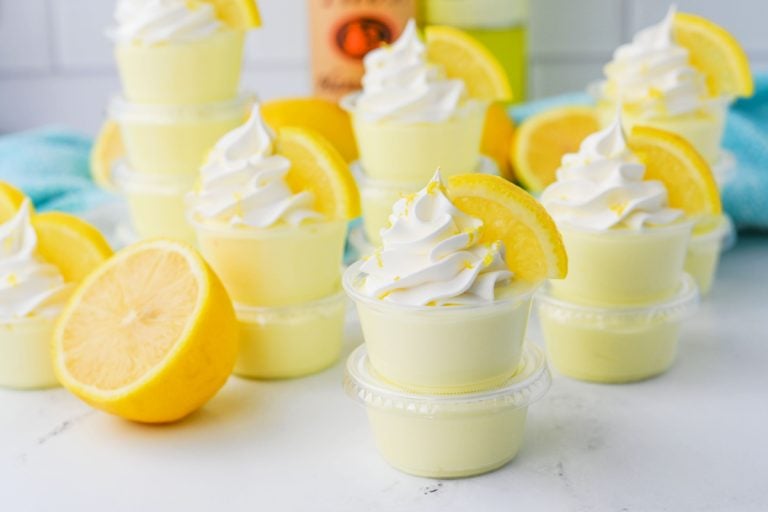 Lemon Pudding Shots - Fun Money Mom