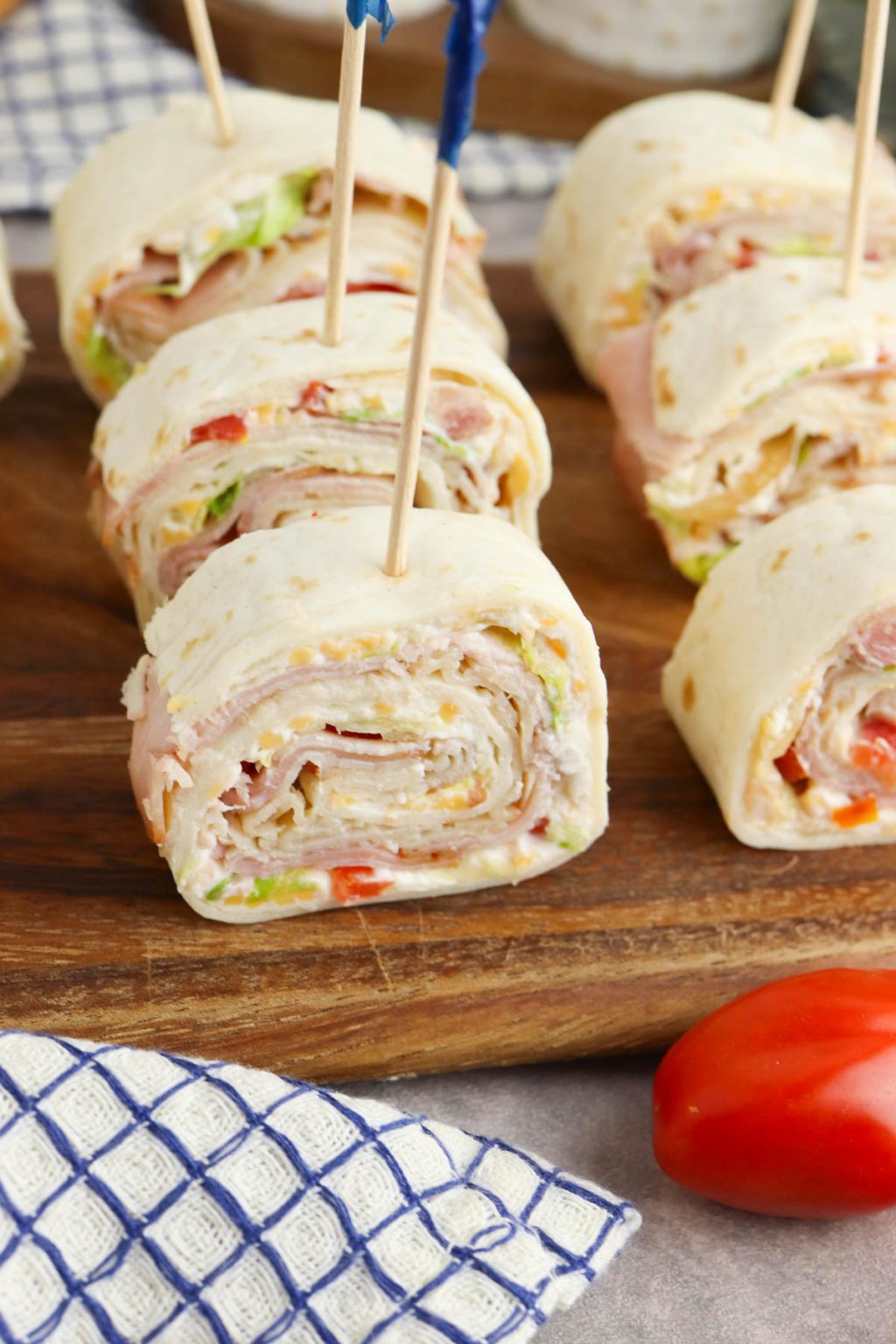 Ham And Turkey Pinwheels - Fun Money Mom