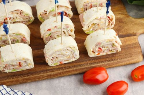 Ham And Turkey Pinwheels - Fun Money Mom