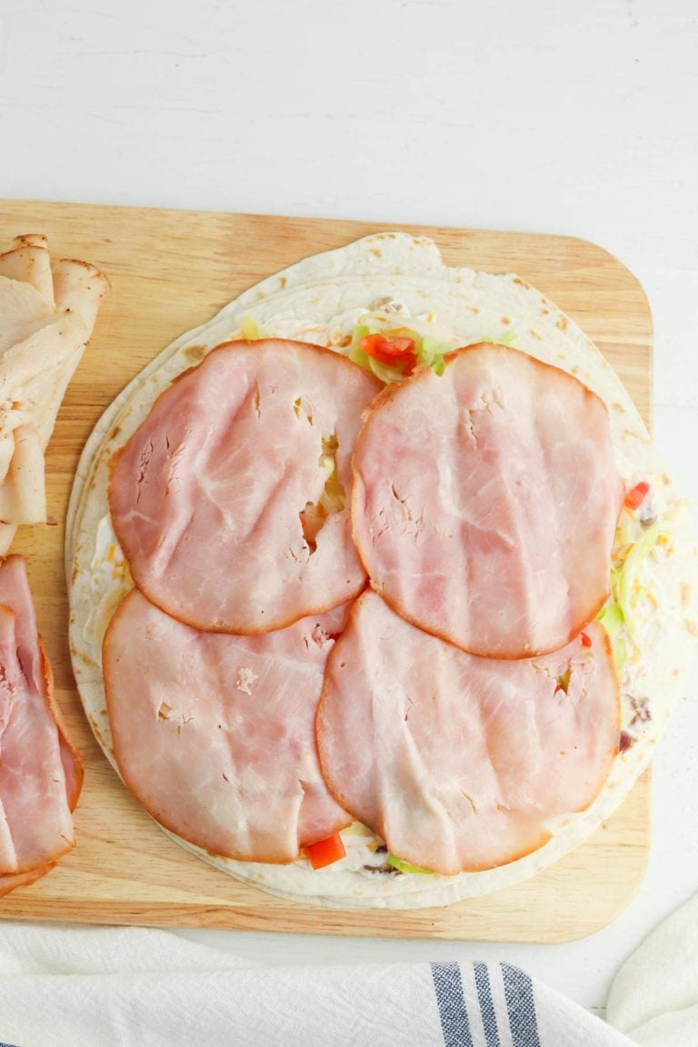 Ham And Turkey Pinwheels - Fun Money Mom