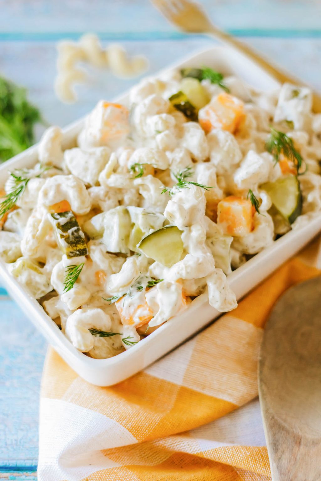 Dill Pickle Pasta Salad - Fun Money Mom
