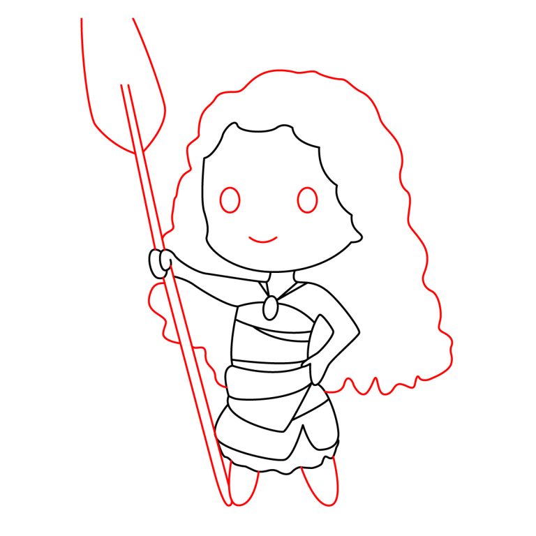 How To Draw Moana (with free printable) - Fun Money Mom