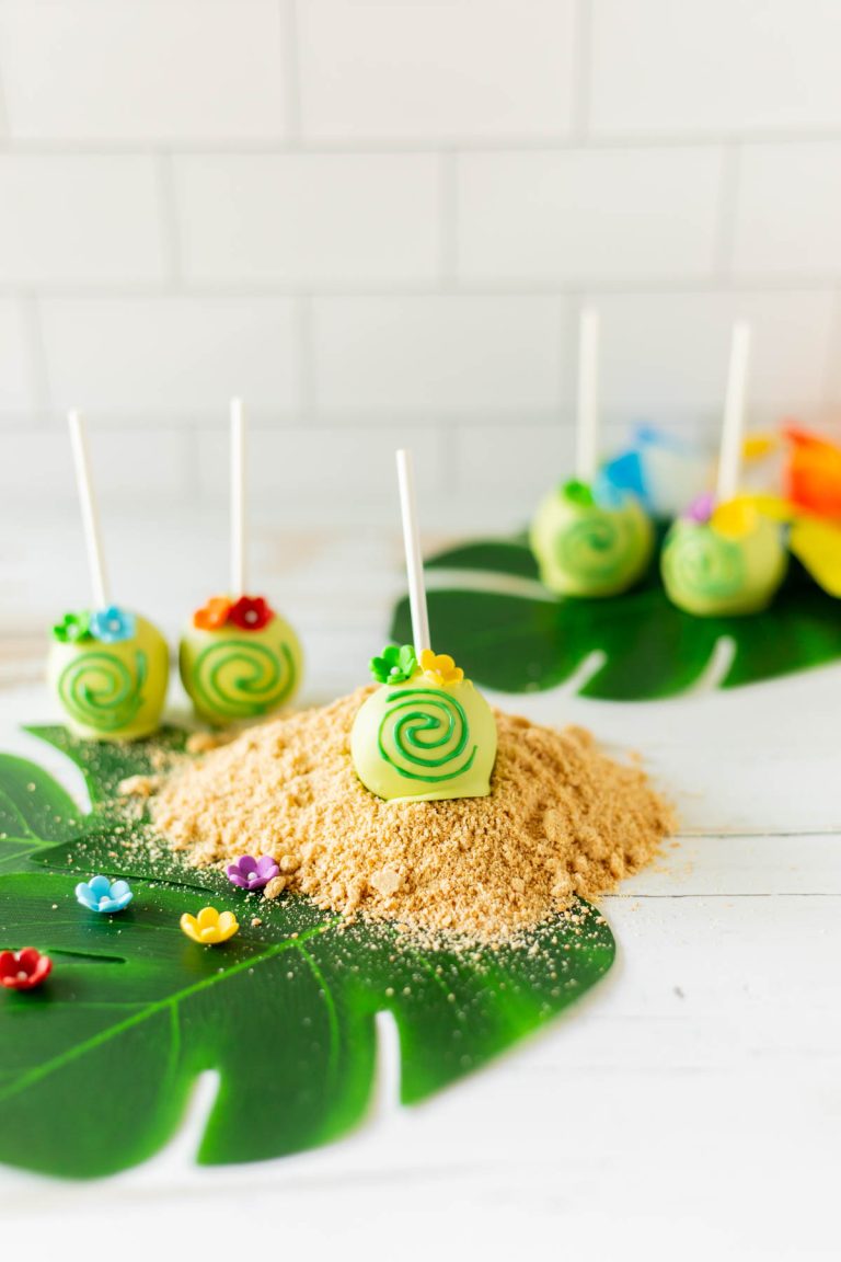 Moana Cake Pops - Fun Money Mom