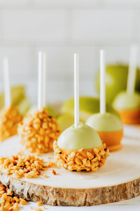 Caramel Apple Cake Pops - Fun Money Mom