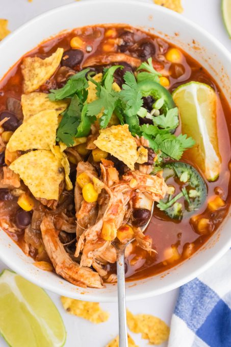 Chicken Taco Soup - Fun Money Mom