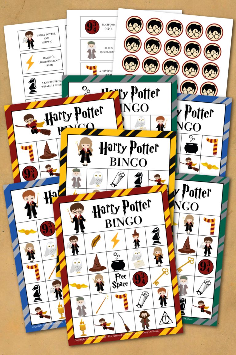Harry Potter Bingo (free printable) | Fun Money Mom