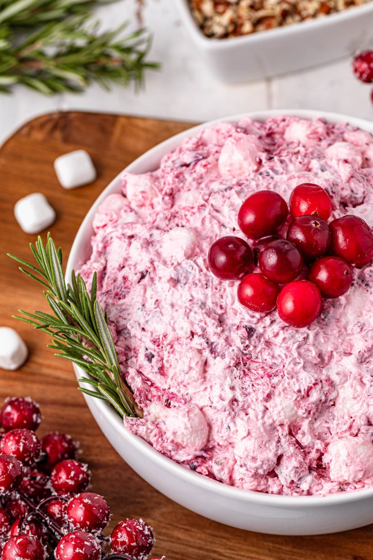 Easy Cranberry Fluff - Fun Money Mom