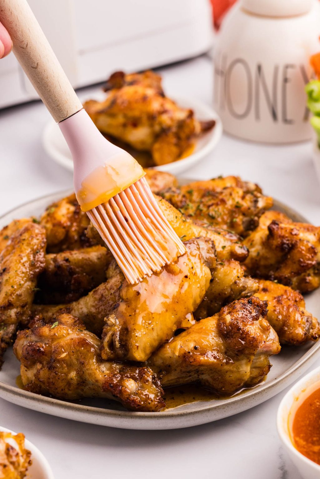 Hot Honey Chicken Wings - Fun Money Mom