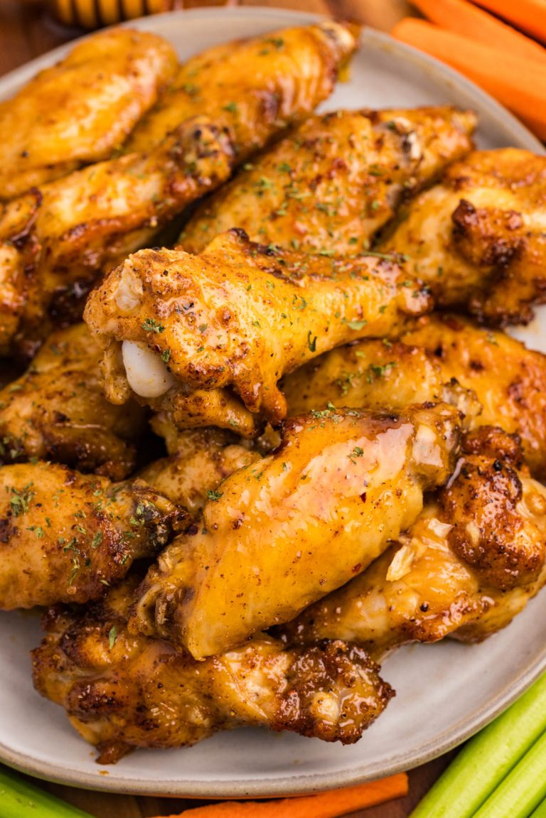 Hot Honey Chicken Wings - Fun Money Mom