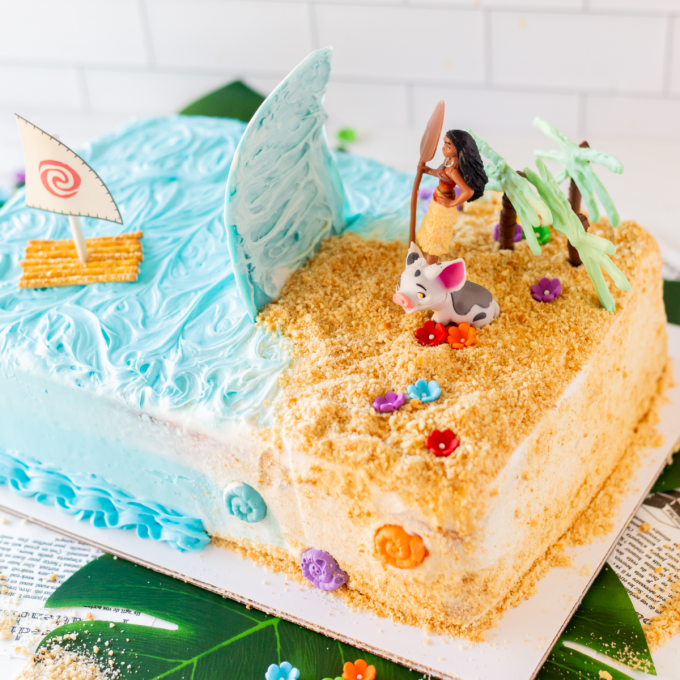 How To Make A Moana Cake - Fun Money Mom
