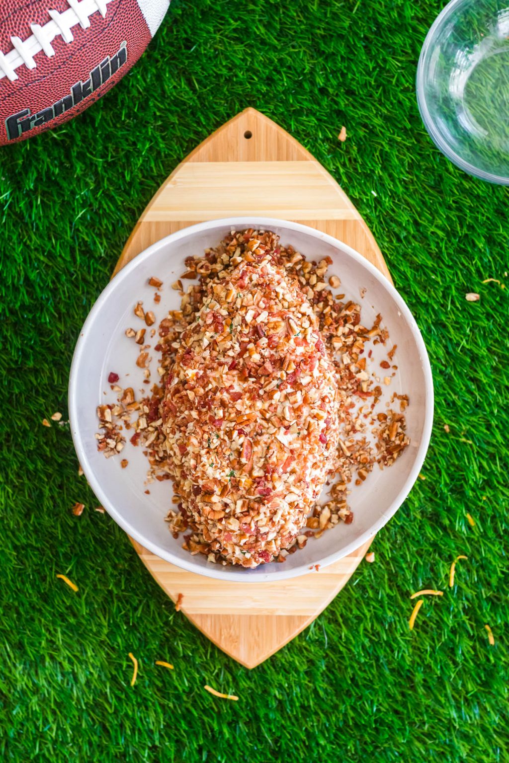 Football Cheese Ball - Fun Money Mom