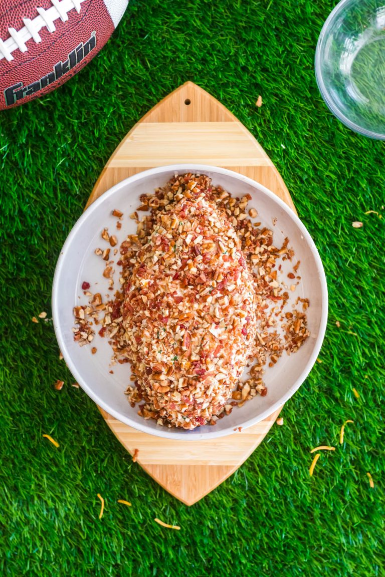 Football Cheese Ball - Fun Money Mom