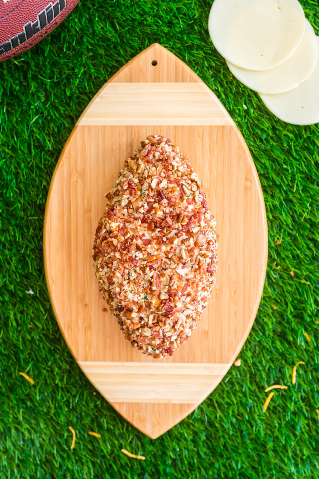 Football Cheese Ball - Fun Money Mom