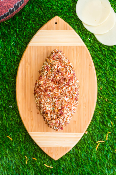 Football Cheese Ball - Fun Money Mom