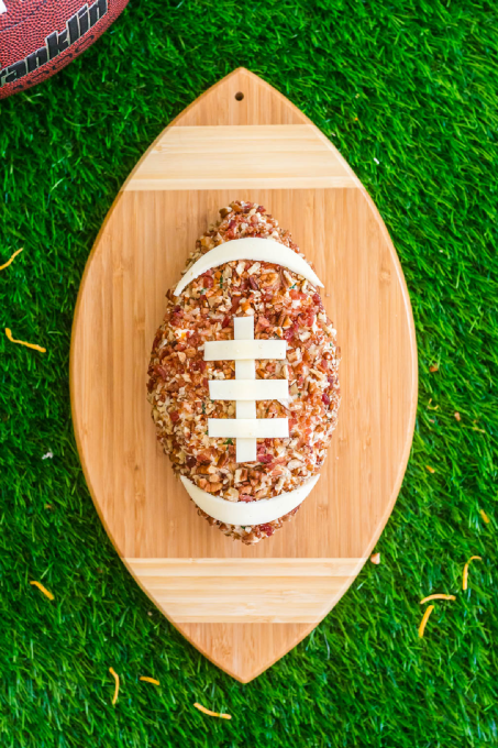 Football Cheese Ball - Fun Money Mom