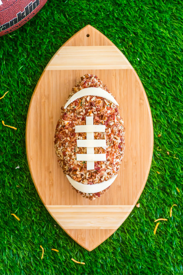 Football Cheese Ball - Fun Money Mom