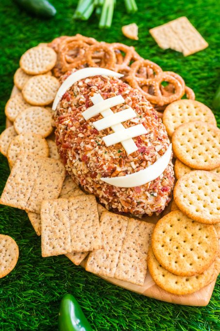 Football Cheese Ball - Fun Money Mom