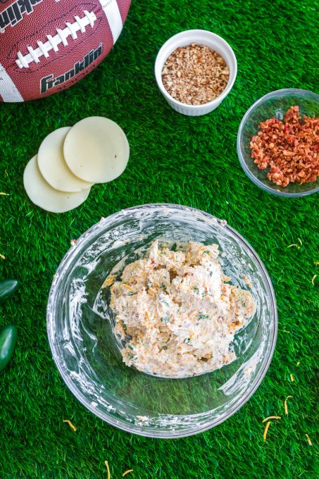 Football Cheese Ball - Fun Money Mom