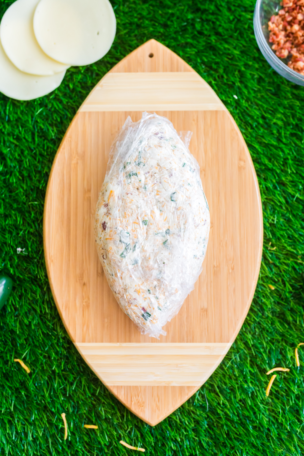 Football Cheese Ball - Fun Money Mom