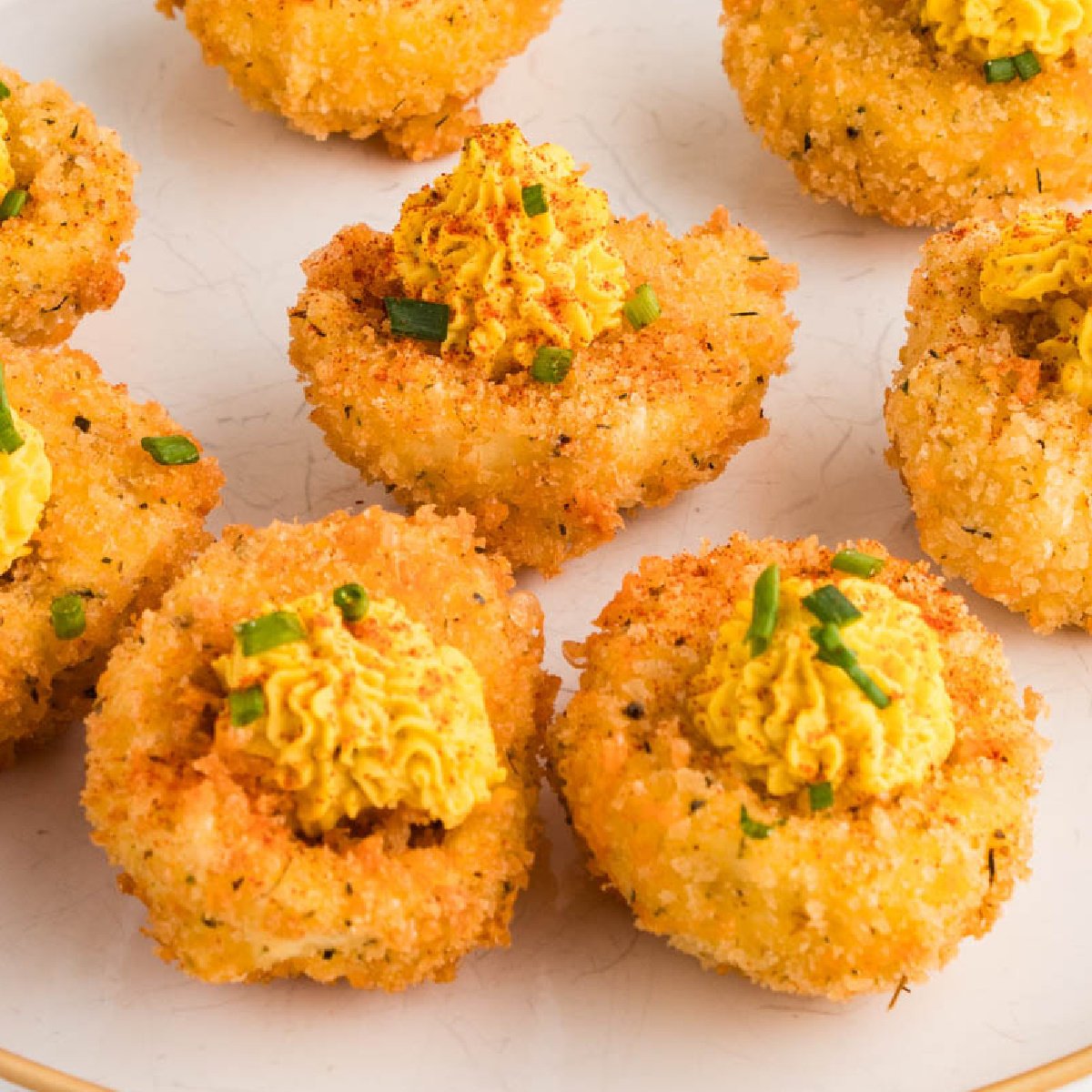 Fried Deviled Eggs - Fun Money Mom